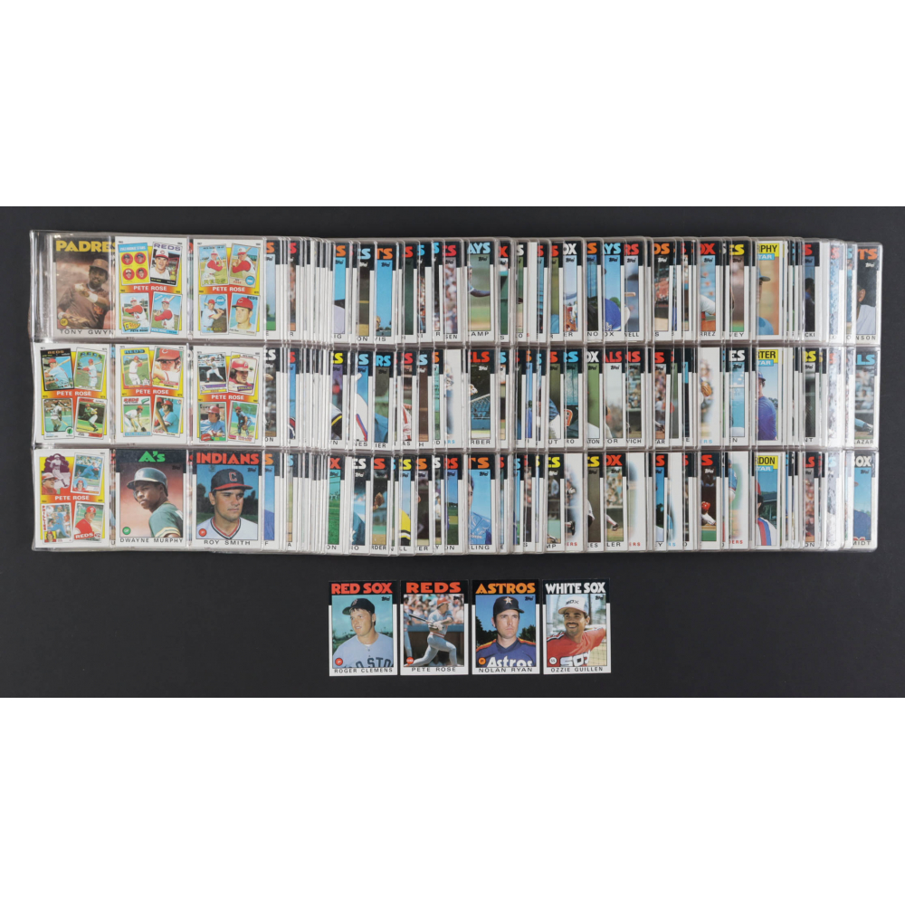 1986 Topps Baseball Complete Set of (792) Cards with Roger Clemens #661 ...