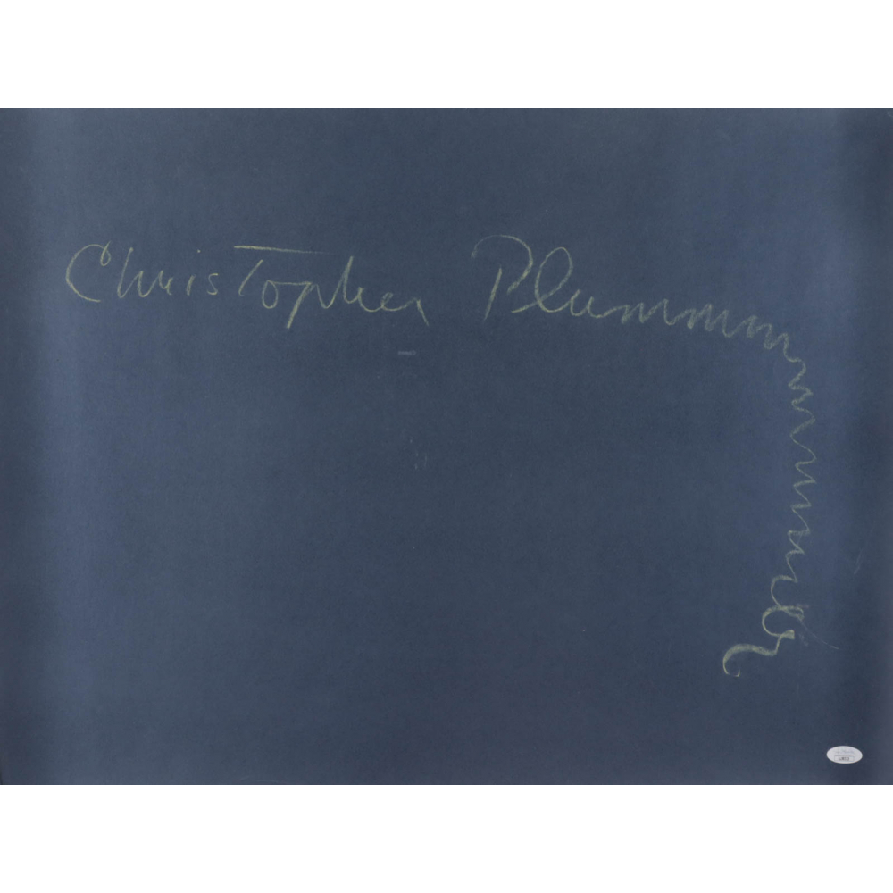 Christopher Plummer Signed 20x26 Poster (JSA) | Pristine Auction