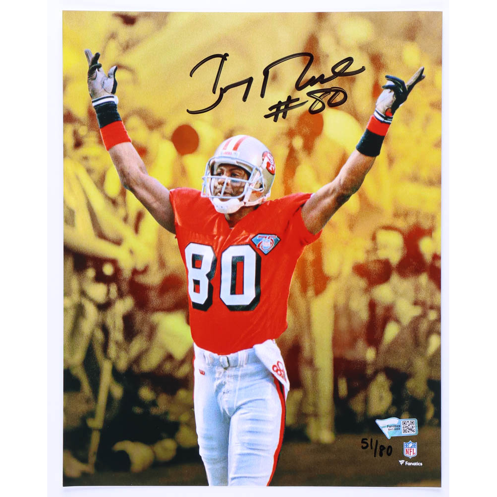 Jerry Rice Signed LE 49ers 8x10 Photo (Fanatics) | Pristine Auction