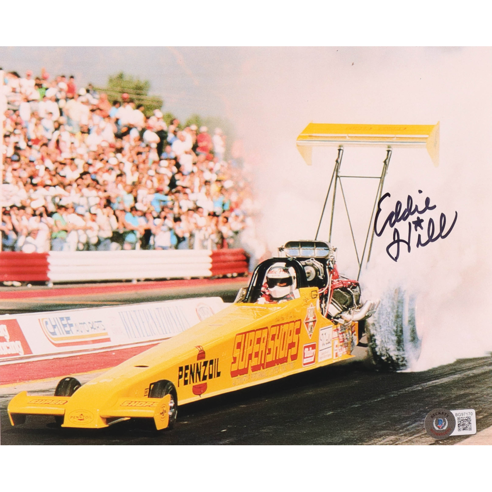 Eddie Hill Signed 8x10 Photo (Beckett) | Pristine Auction