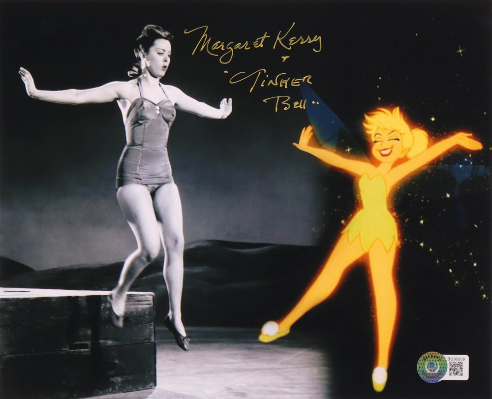 Margaret Kerry Signed 8x10 Photo Inscribed Tinker Bell Beckett Margaret Kerry Signed 8x10 Photo Inscribed Tinker Bell Beckett