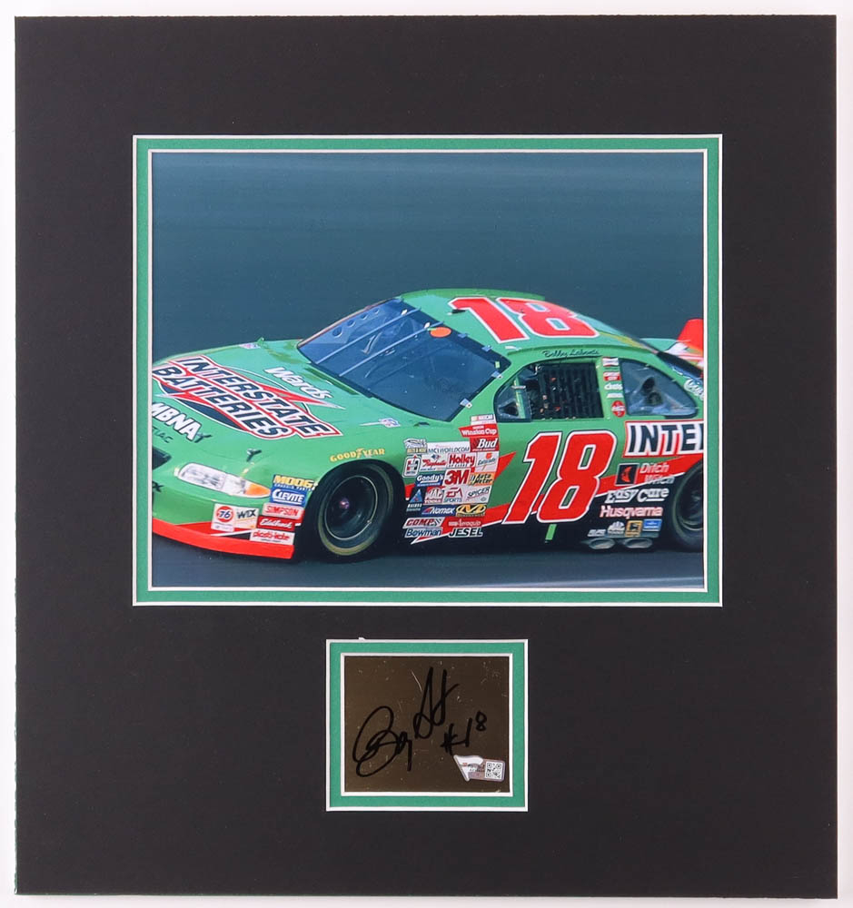 Bobby Labonte Signed 14x15 Custom Matted Cut Display with Photo ...