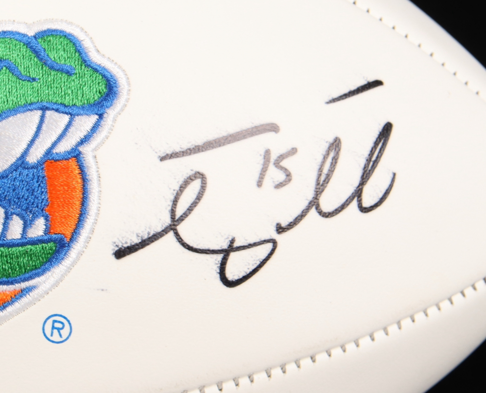 Tim Tebow Signed Florida Gators Logo Football (Tebow) | Pristine Auction