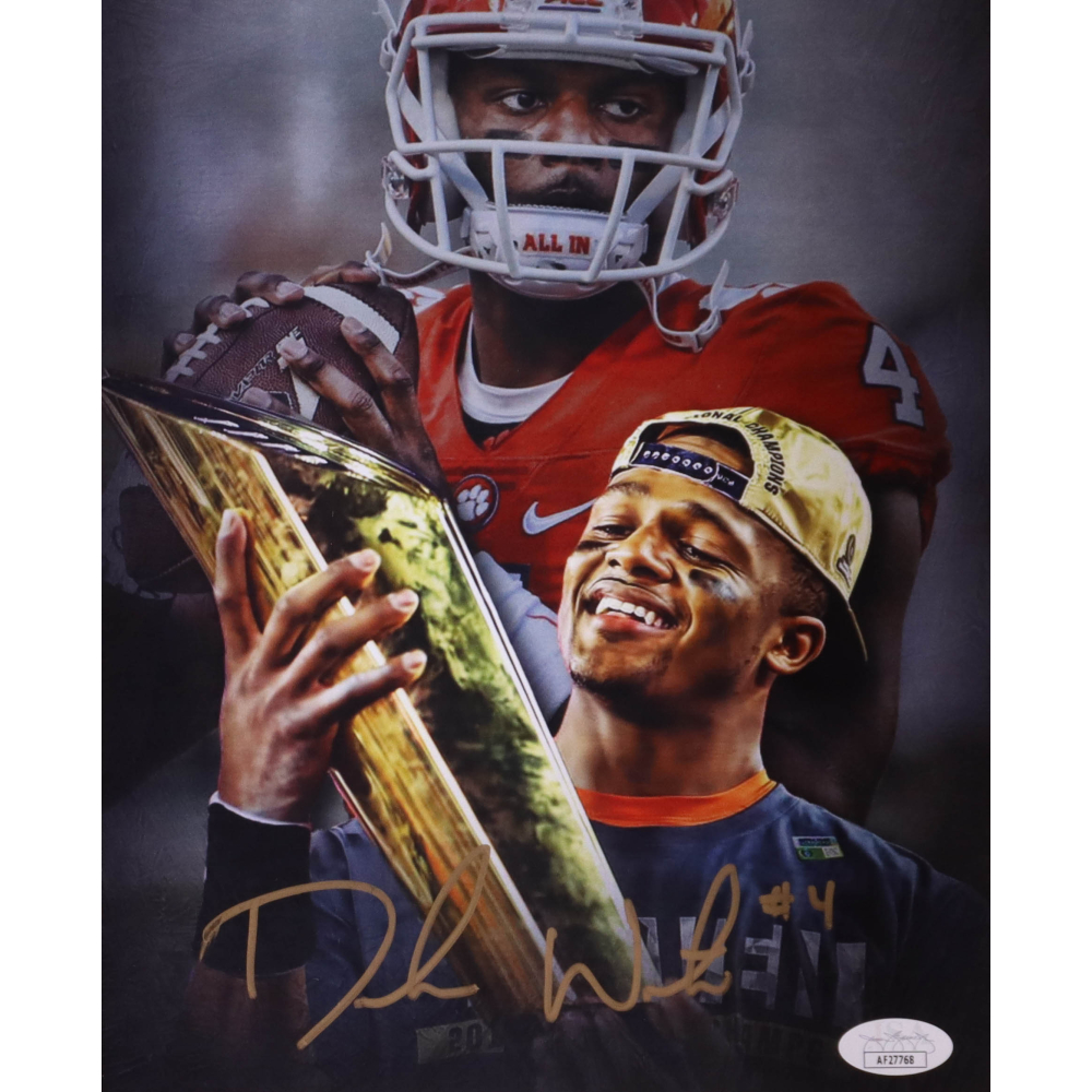 Deshaun Watson Signed Clemson Tigers 8x10 Photo (JSA) | Pristine Auction