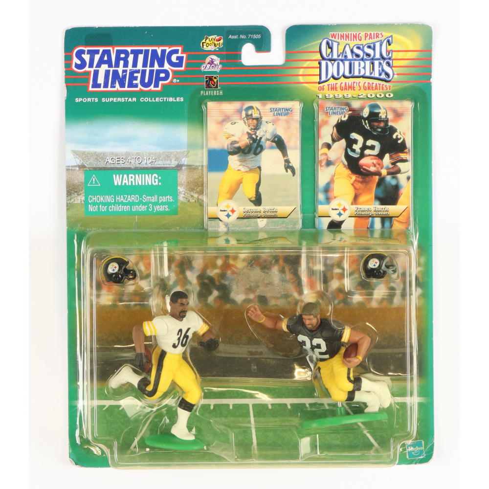 Jerome Bettis & Franco Harris Steelers 1999 Edition Starting Lineup ...