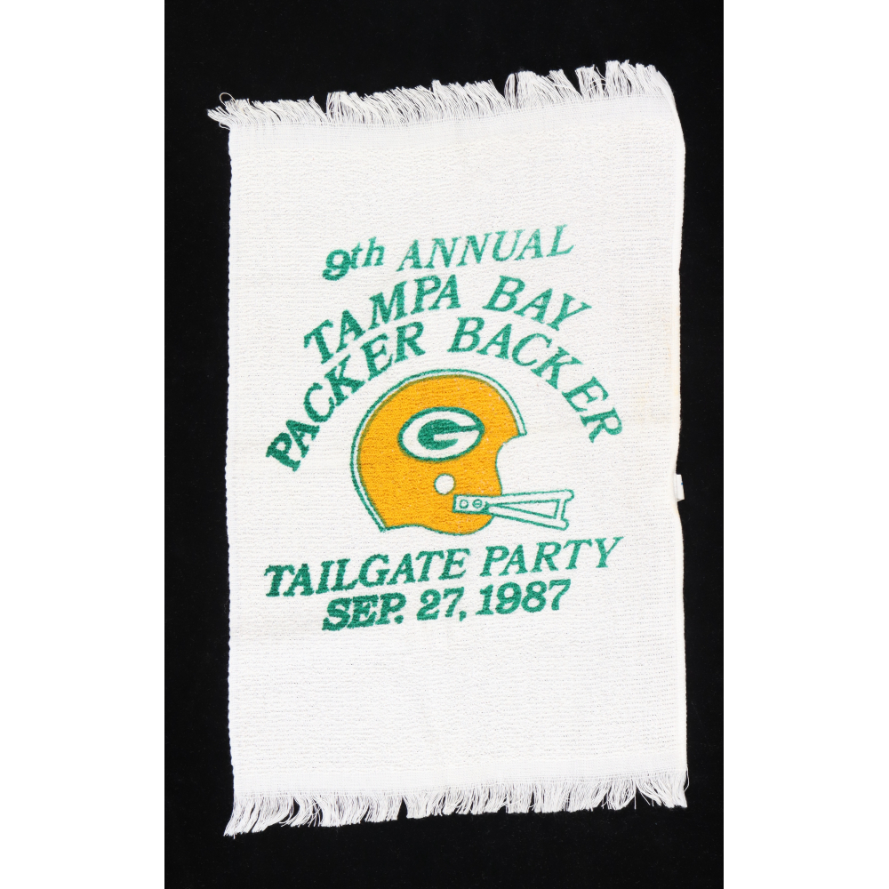 1987 Packers Tailgate Party Towel | Pristine Auction