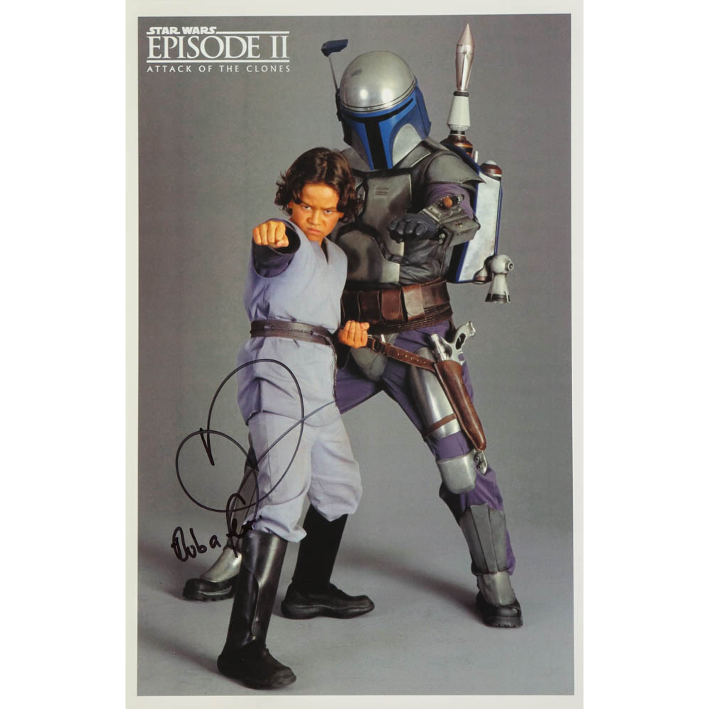 Daniel Logan Signed "Star Wars: Episode II Attack of the Clones" 11x17 ...