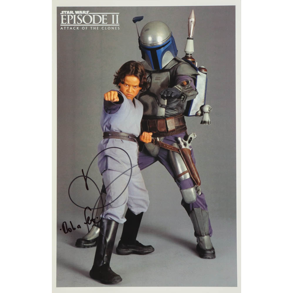 Daniel Logan Signed "Star Wars: Episode II Attack of the Clones" 11x17 ...