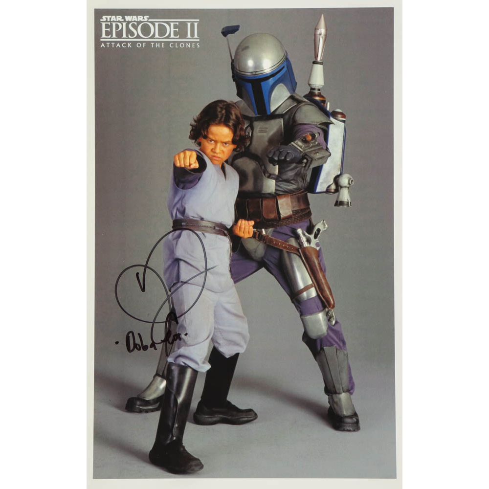Daniel Logan Signed "Star Wars: Episode II Attack of the Clones" 11x17 ...