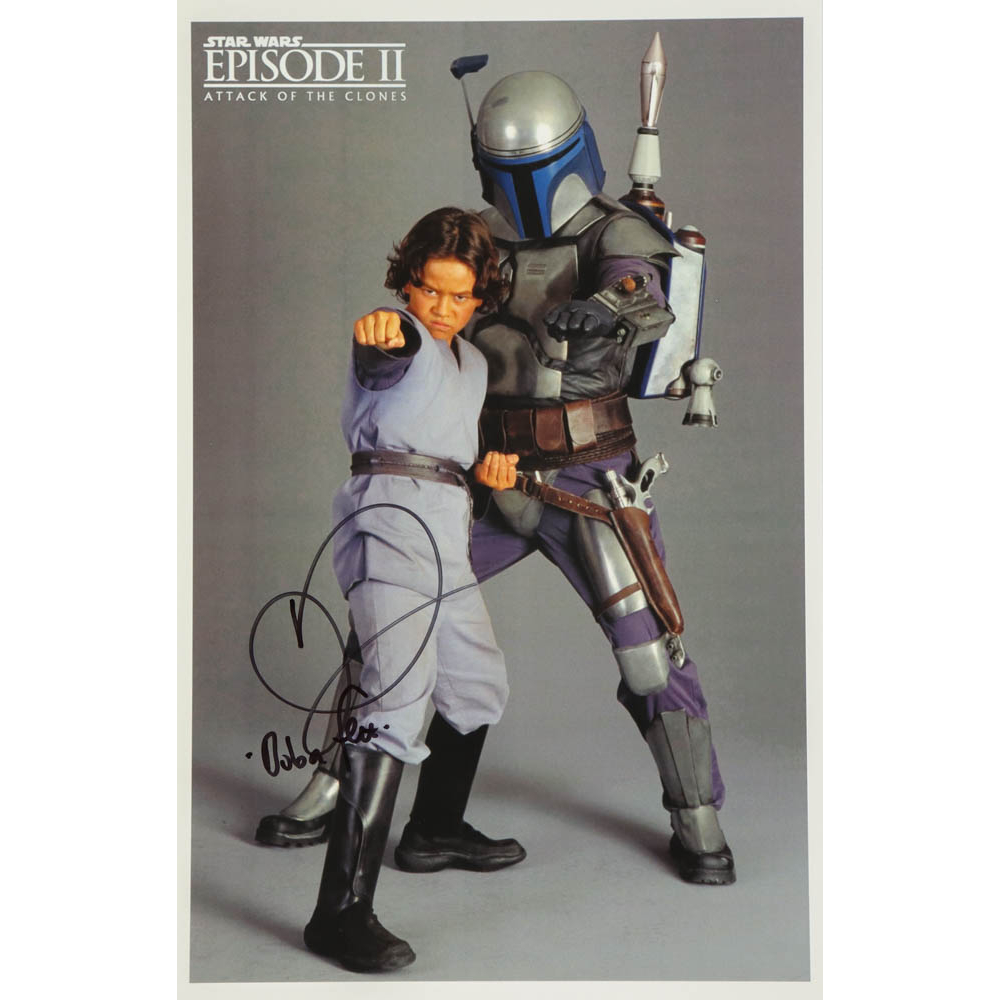 Daniel Logan Signed "Star Wars: Episode II Attack of the Clones" 11x17 ...