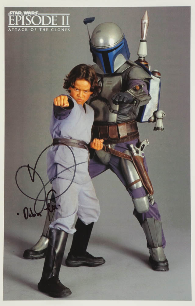 Daniel Logan Signed "Star Wars: Episode II Attack of the Clones" 11x17 ...