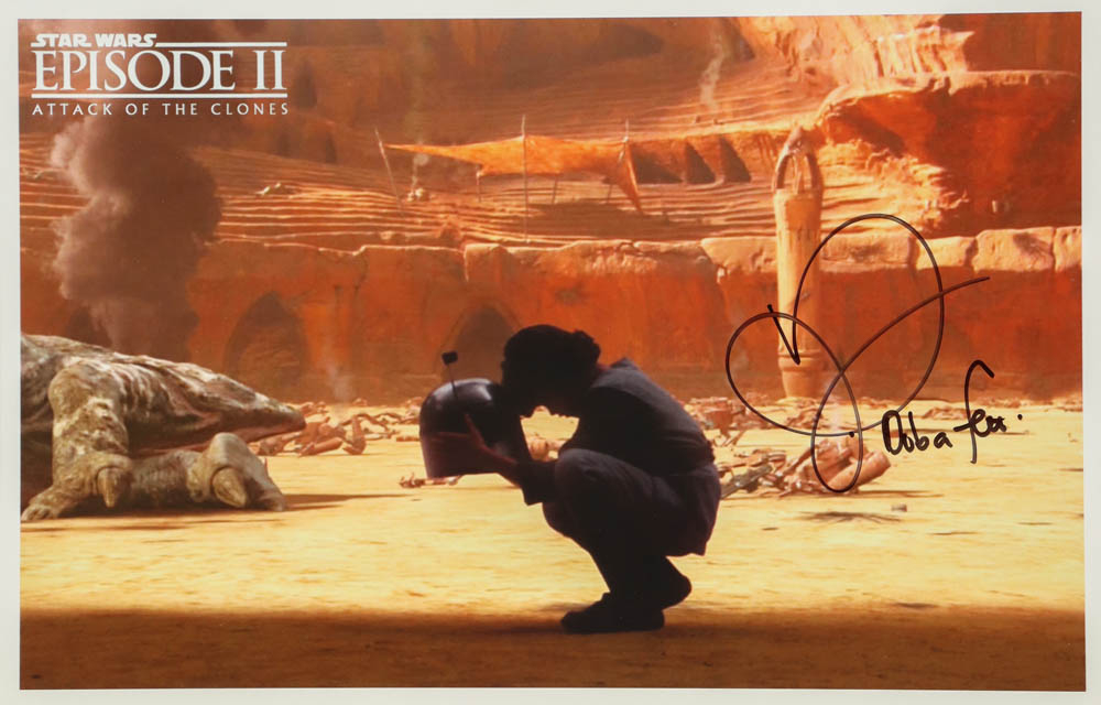 Daniel Logan Signed "Star Wars: Episode II Attack of the Clones" 11x17 ...