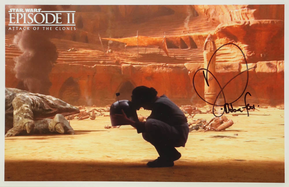 Daniel Logan Signed "Star Wars: Episode II Attack of the Clones" 11x17 ...