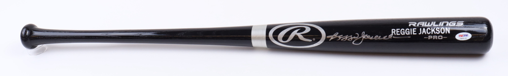Reggie Jackson Signed Rawlings Player Model Baseball Bat (PSA ...