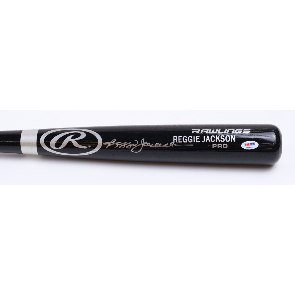 Reggie Jackson Signed Rawlings Player Model Baseball Bat (PSA ...