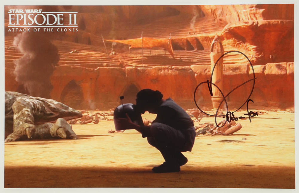 Daniel Logan Signed "Star Wars: Episode II Attack of the Clones" 11x17 ...