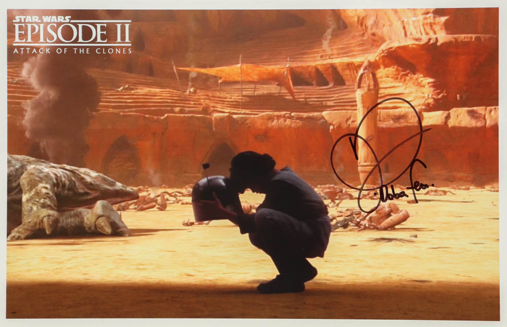 Daniel Logan Signed "Star Wars: Episode II Attack of the Clones" 11x17 ...