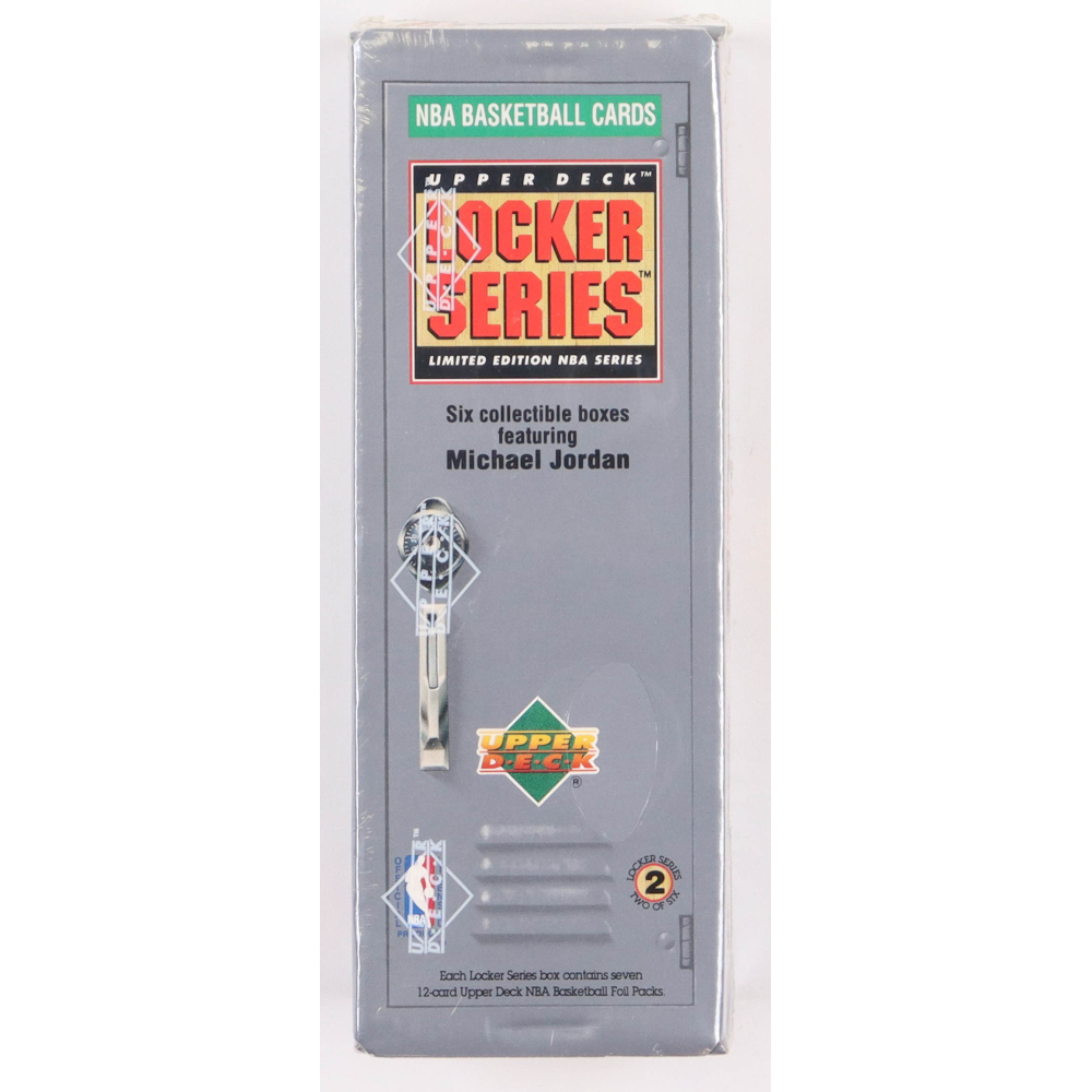 1991 Upper Deck NBA Michael Jordan Locker Series 2 Box with (7) Packs ...