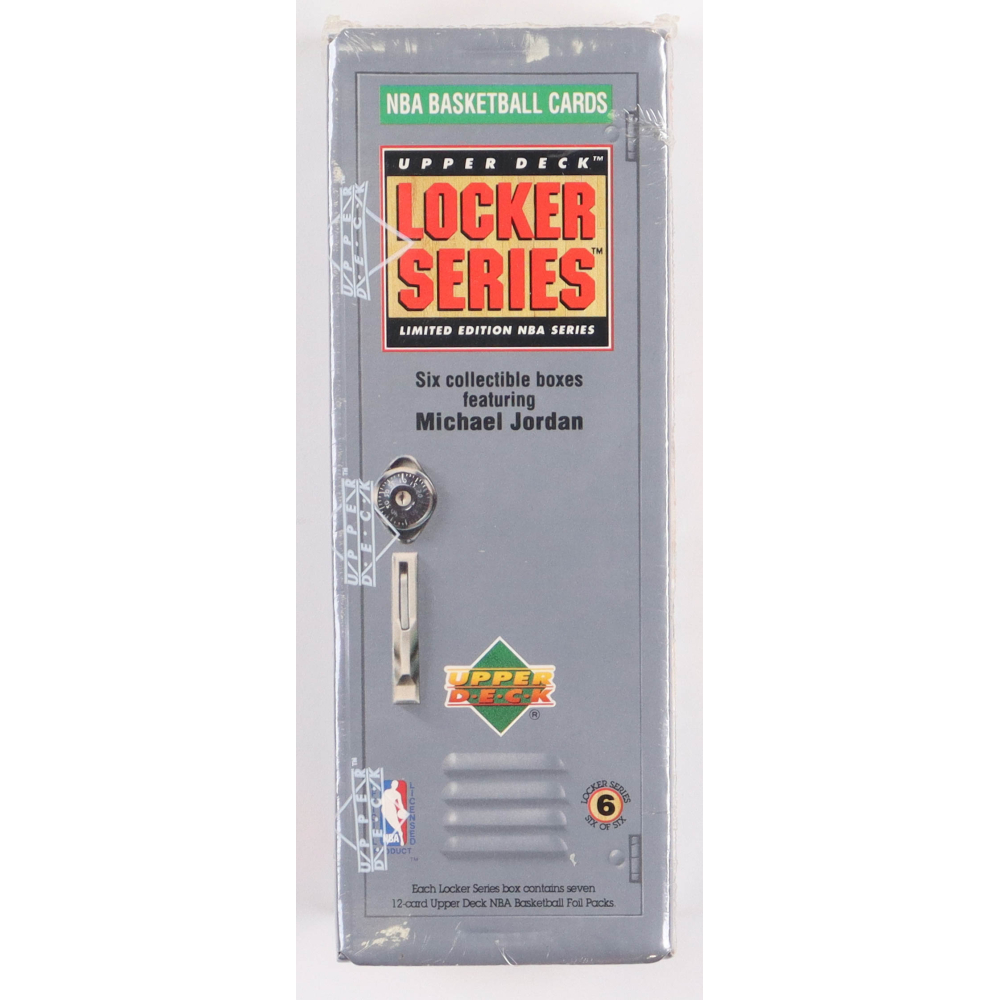 1991 Upper Deck NBA Michael Jordan Locker Series 6 Box with (7) Packs ...