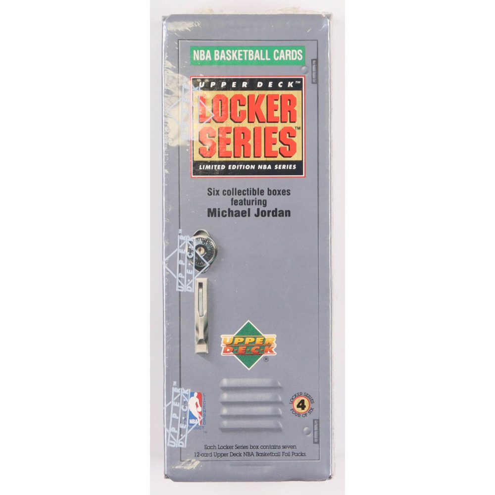 1991 Upper Deck NBA Michael Jordan Locker Series 4 Box with (7) Packs ...