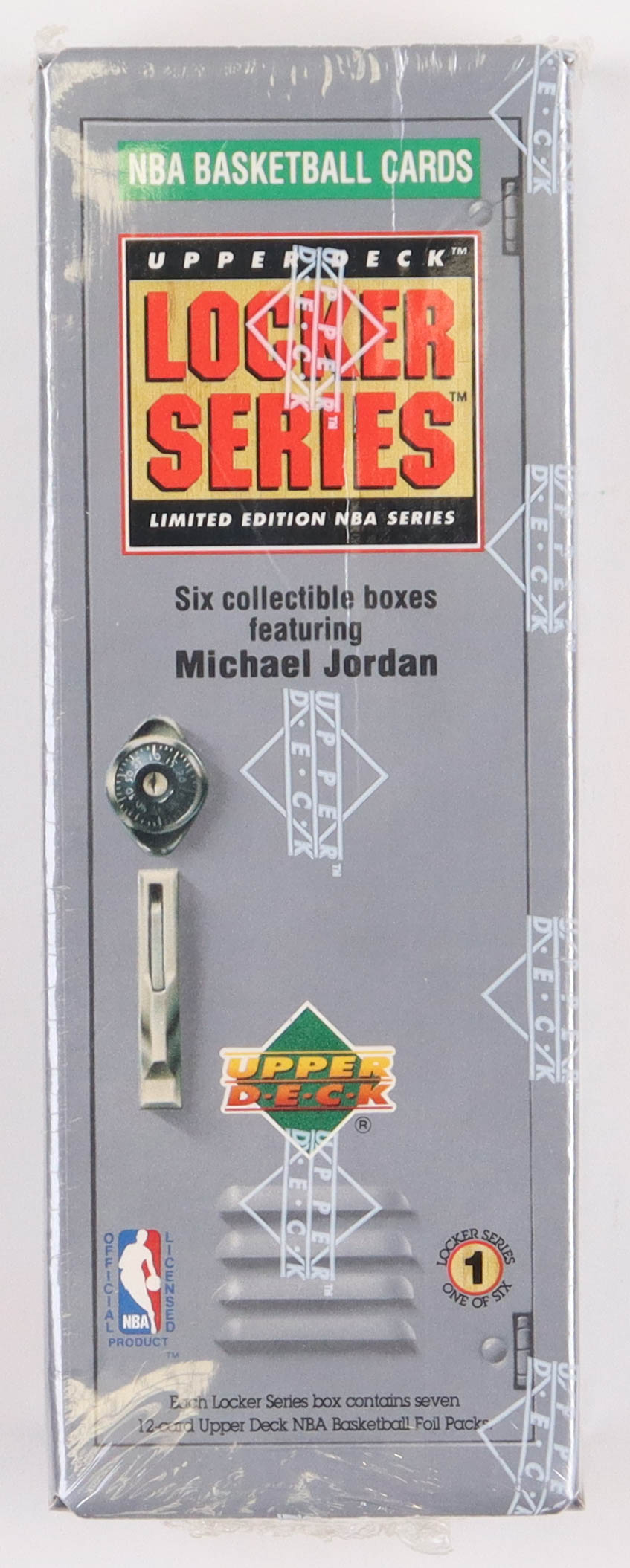 1991 Upper Deck NBA Michael Jordan Locker Series 1 Box with (7) Packs ...