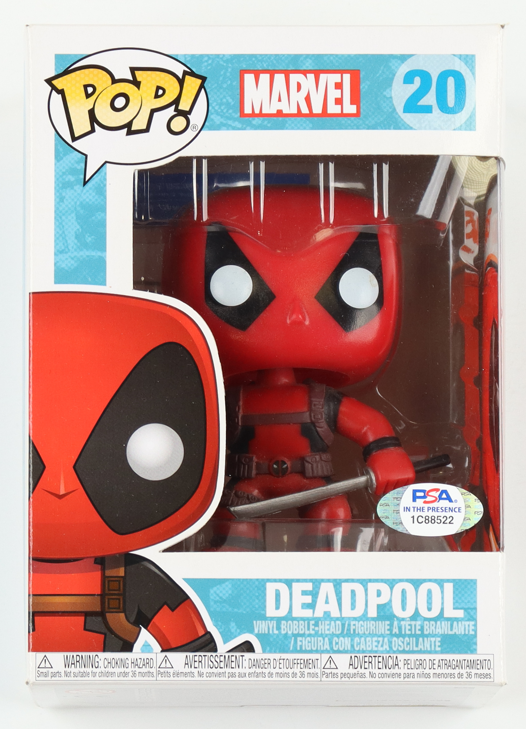 Tone Rodriguez Signed "Marvel" #20 Deadpool Funko Pop! Vinyl Figure ...