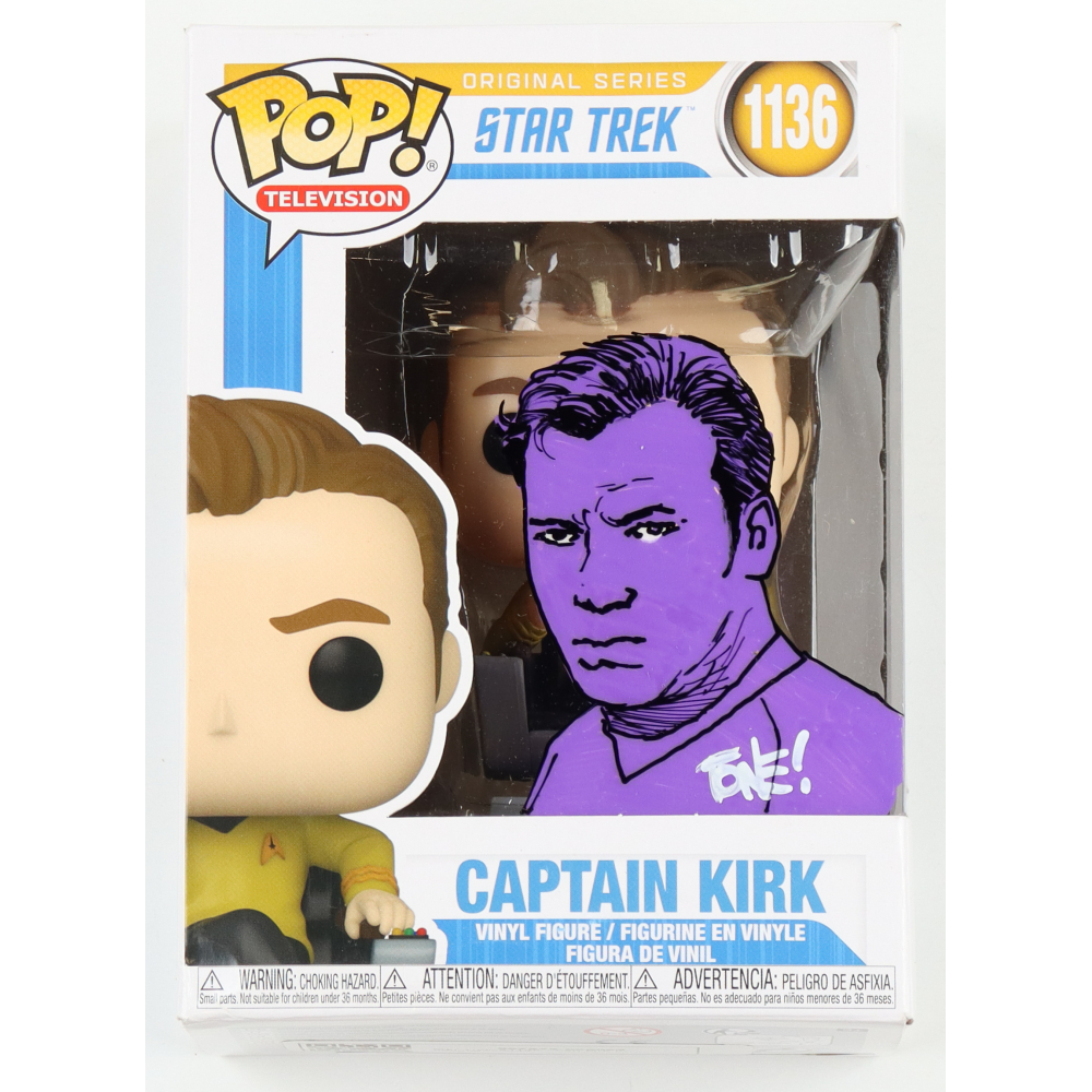 Tone Rodriguez Signed "Star Trek" #1136 Captain Kirk Funko Pop! Vinyl ...