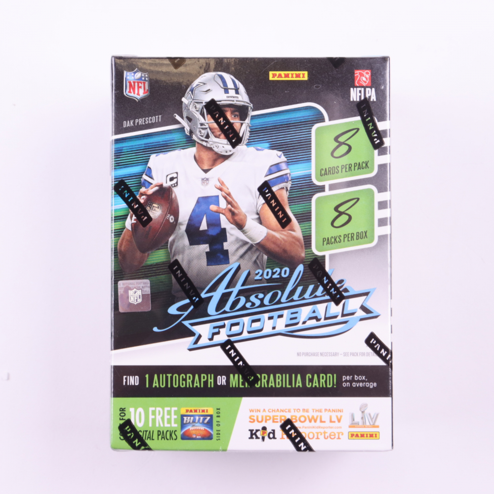 2020 Panini Absolute Football Blaster Box with (8) Packs | Pristine Auction