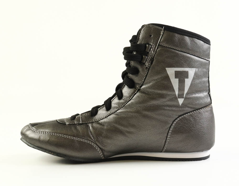 Mike Tyson Signed Title Silver Boxing Boot (PSA & Tyson) | Pristine Auction