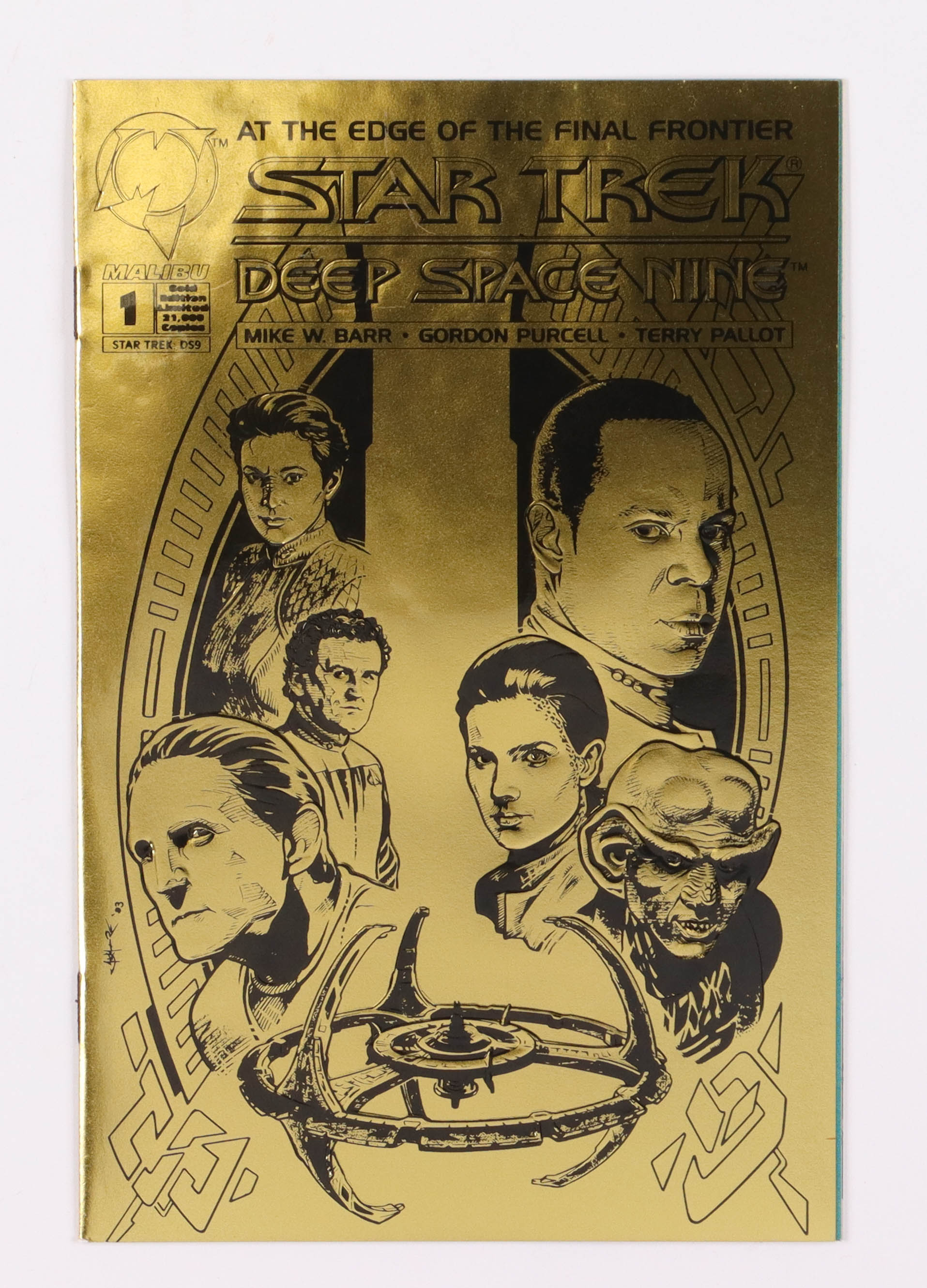 1993 "Star Trek: Deep Space Nine" LE Issue #1E Malibu Comic Book ...