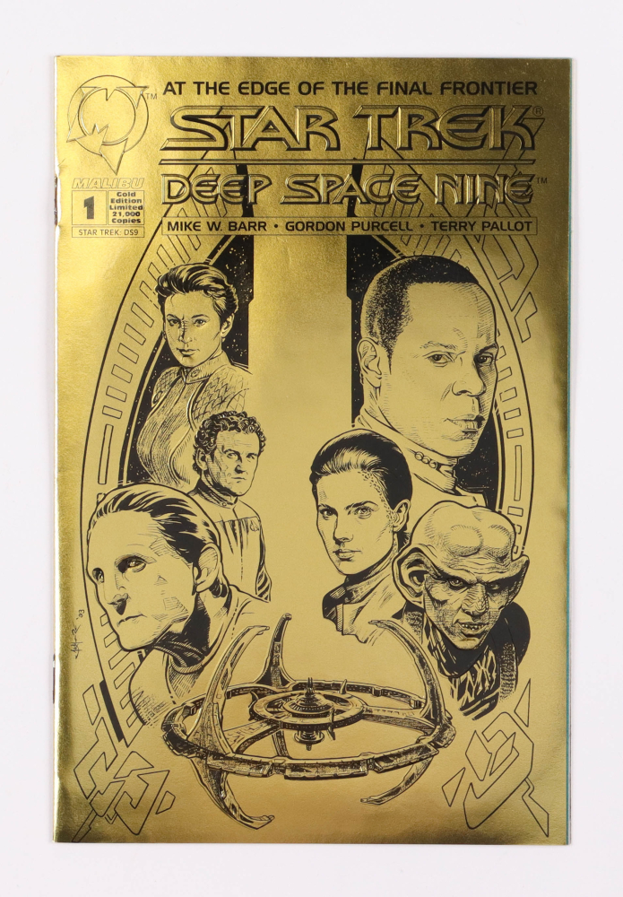1993 "Star Trek: Deep Space Nine" LE Issue #1E Malibu Comic Book ...