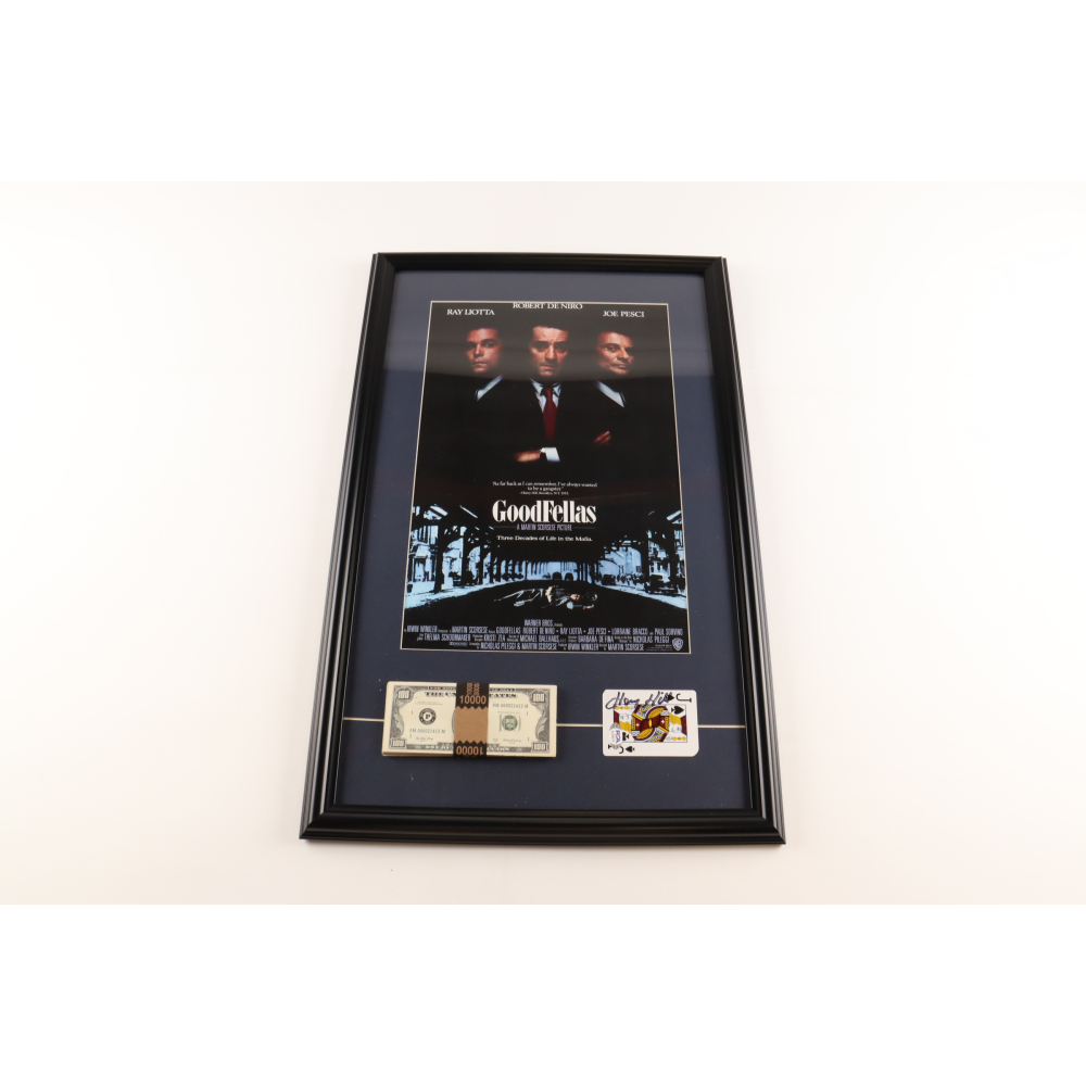 Henry Hill Signed "Goodfellas" Custom Framed Playing Card Display with ...