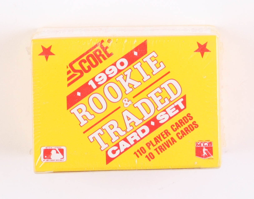 1990 Score Rookie & Traded Baseball Card Box with (120) Cards | Pristine Auction