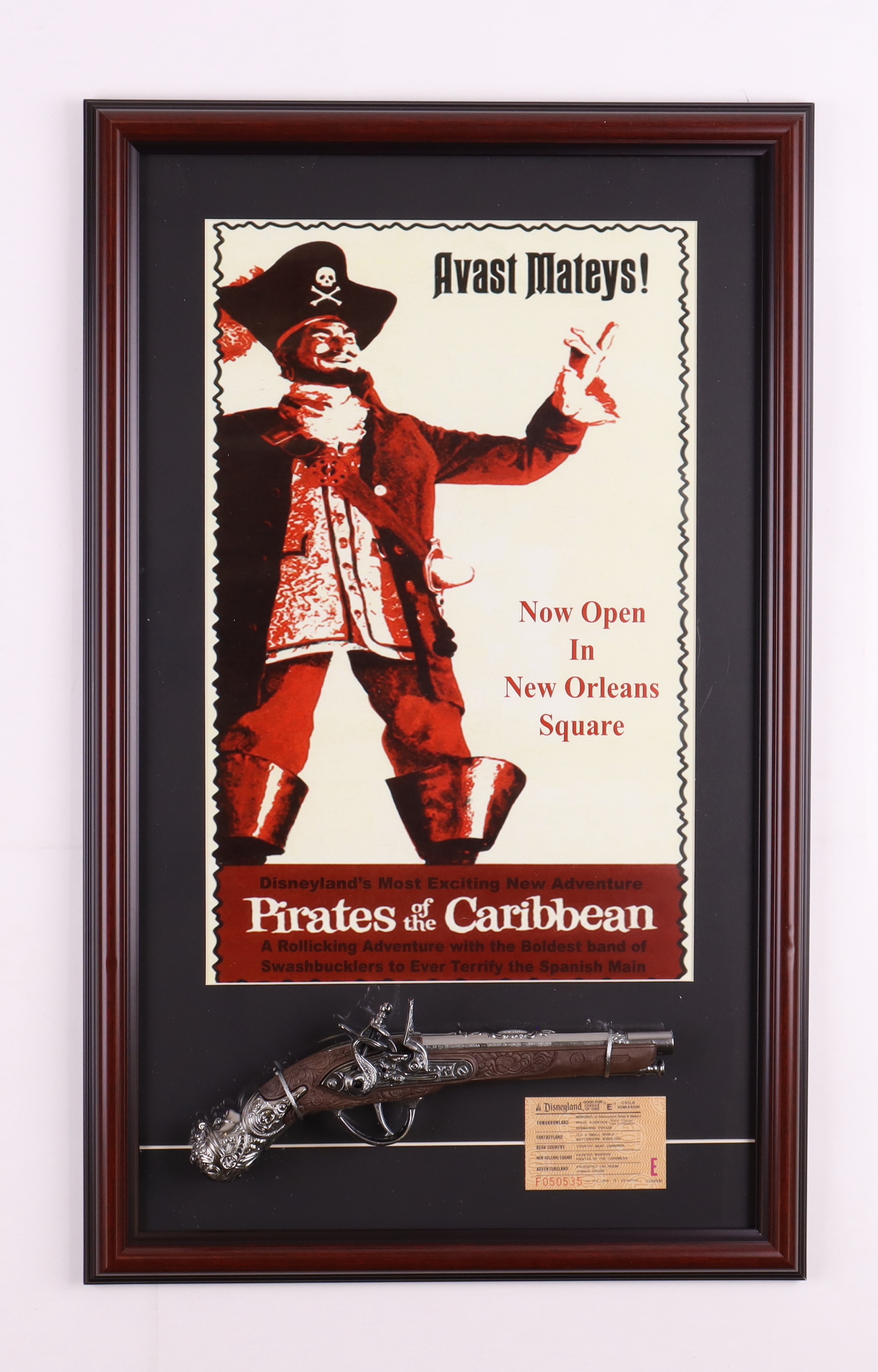 Walt Disney's "Pirates of the Caribbean" Custom Framed Poster Print ...