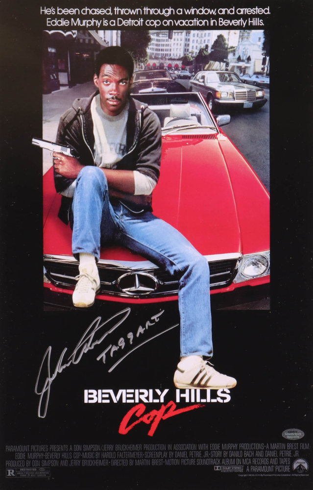 John Ashton Signed "Beverly Hills Cop" 11x17 Movie Poster Photo ...