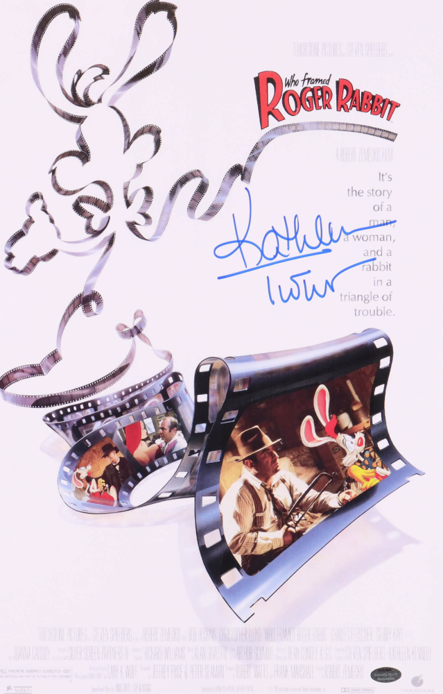 Kathleen Turner Signed "Who Framed Roger Rabbit" 11x17 Movie Poster ...