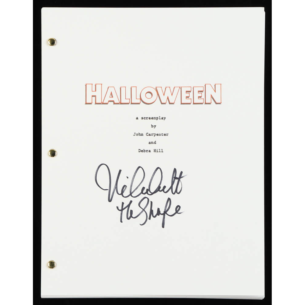 Nick Castle Signed "Halloween" Movie Script Inscribed "The Shape ...