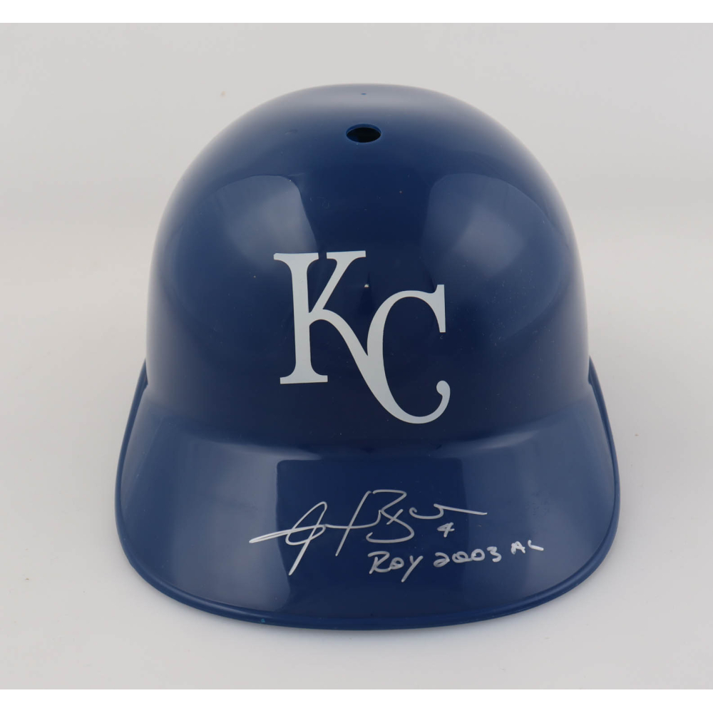 Angel Berroa Signed Royals Full-Size Batting Helmet Inscribed "ROY 2003 ...