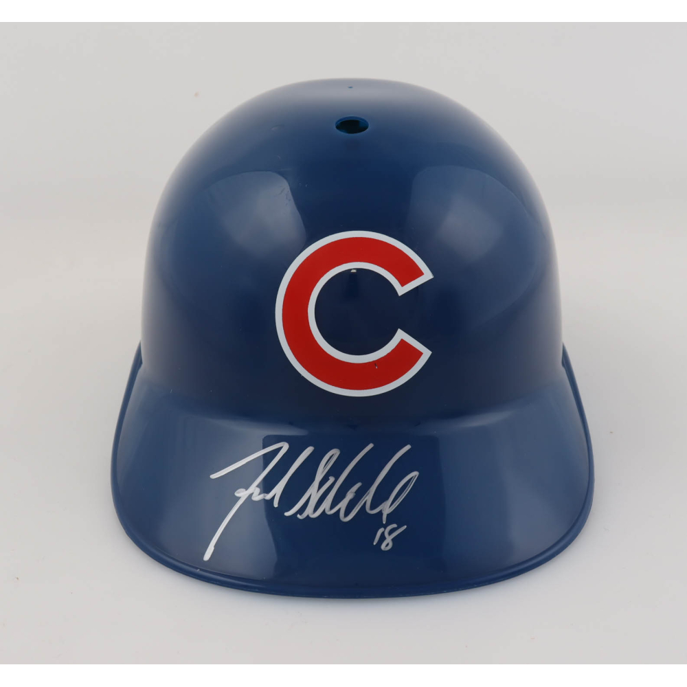 Frank Schwindel Signed Cubs Full-Size Batting Helmet (Schwartz ...