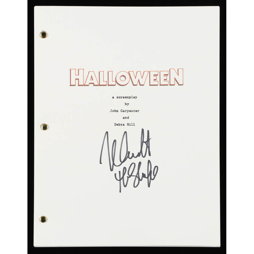 Nick Castle Signed "Halloween" Movie Script Inscribed "The Shape ...