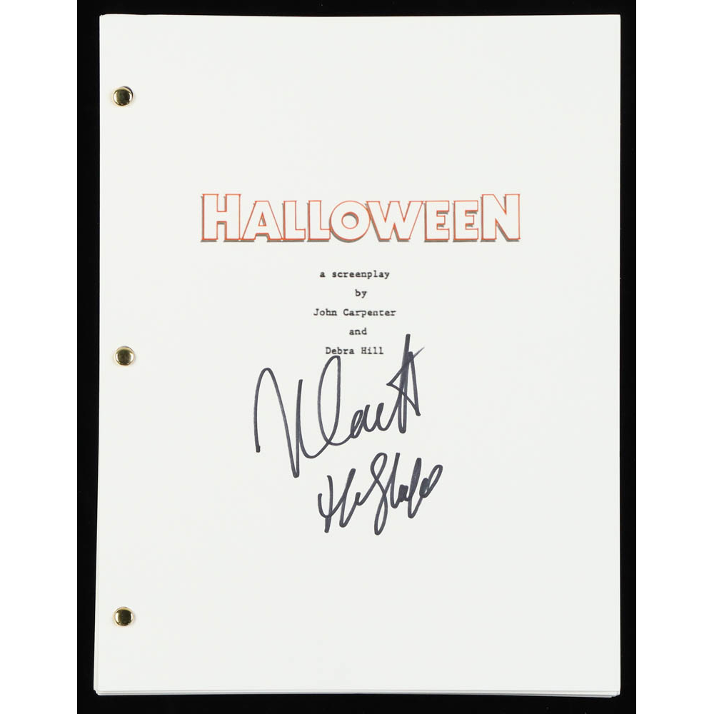Nick Castle Signed "Halloween" Movie Script Inscribed "The Shape ...