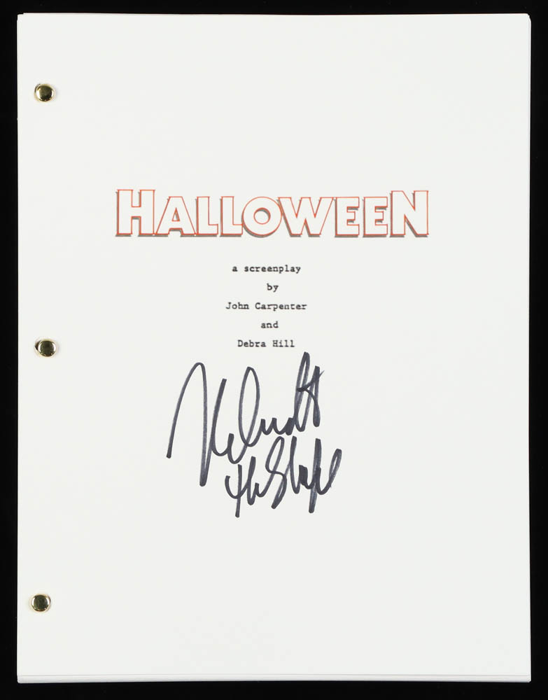 Nick Castle Signed "Halloween" Movie Script Inscribed "The Shape ...