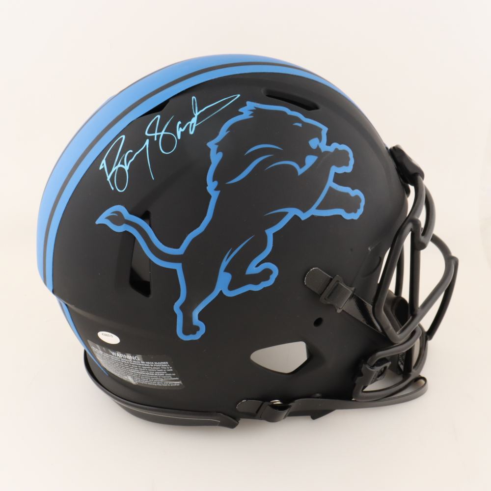 Barry Sanders Signed Lions Full-Size Authentic On-Field Eclipse ...