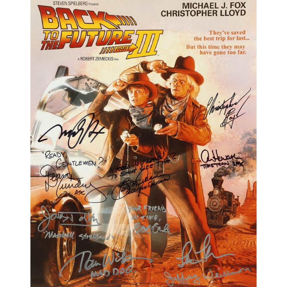 "Back to the Future Part III" 16x20 Photo Cast-Signed by (10) with ...