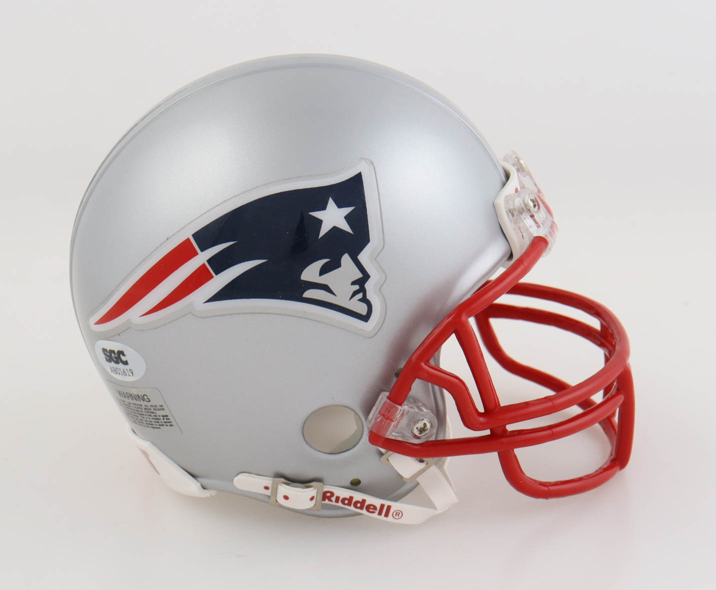Willie McGinest Signed Patriots Super Bowl XXXIX Logo Mini Helmet (SGC ...