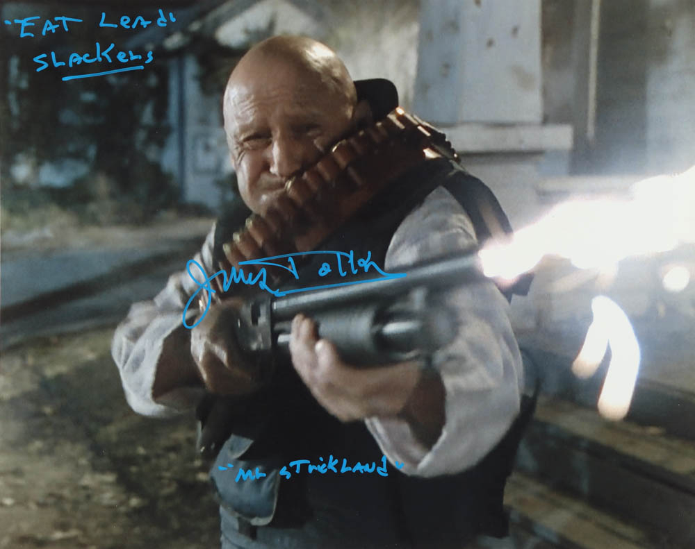 James Tolkan Signed "Back to the Future" 16x20 Photo Inscribed "Eat ...
