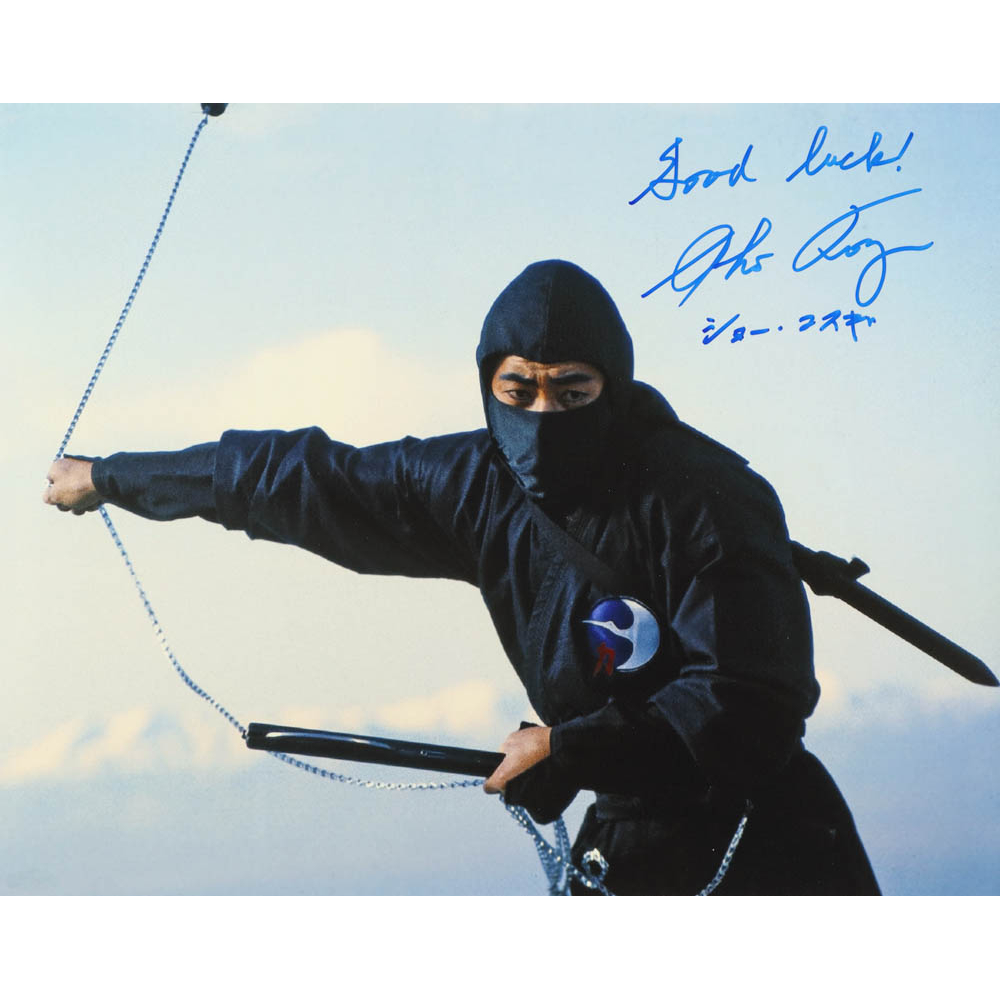 Sho Kosugi Twice-Signed "Revenge of the Ninja" 16x20 Photo Inscribed ...