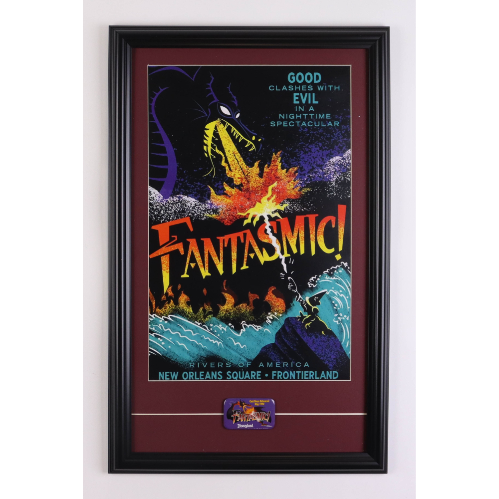Disneyland "Fantasmic" Custom Framed Poster Print with 1992 Show ...