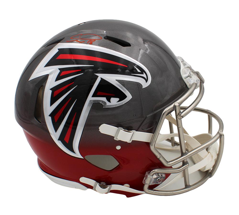 Calvin Ridley Signed Falcons On-Field Full-Size Authentic Speed Helmet ...