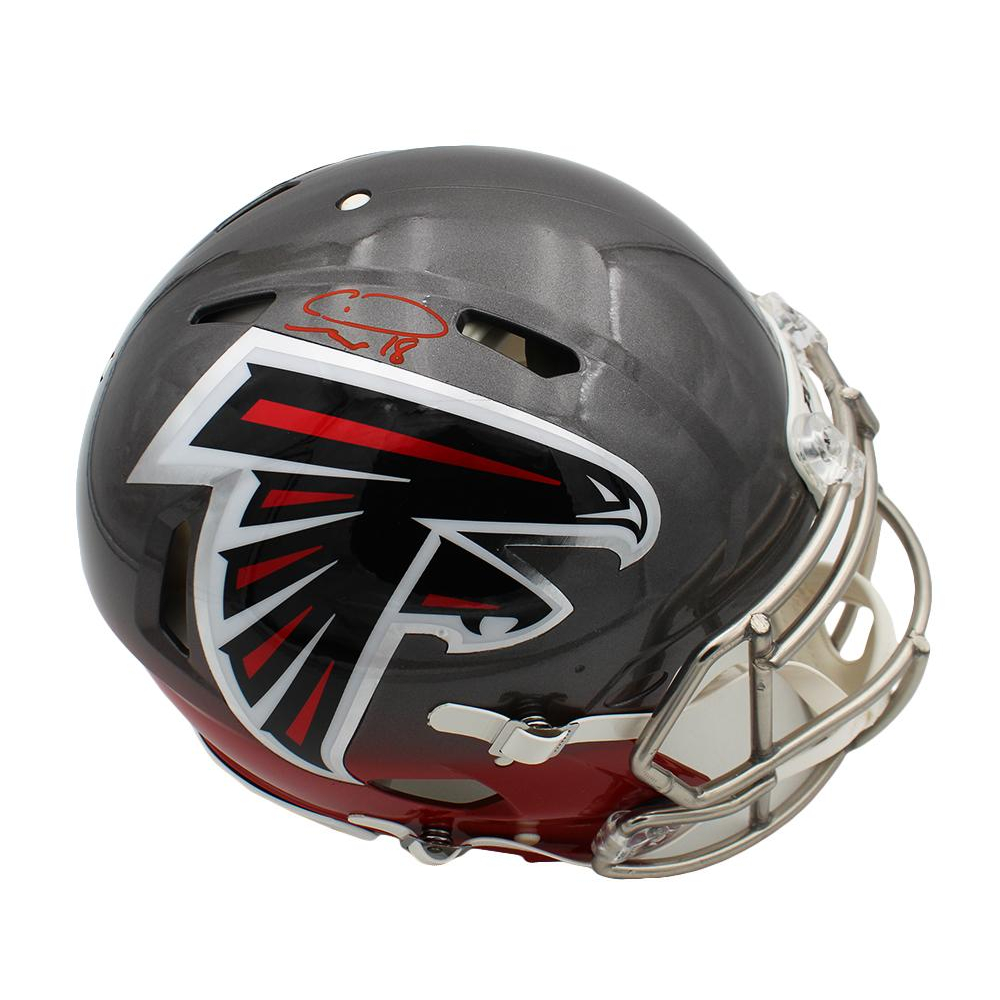 Calvin Ridley Signed Falcons On-Field Full-Size Authentic Speed Helmet ...